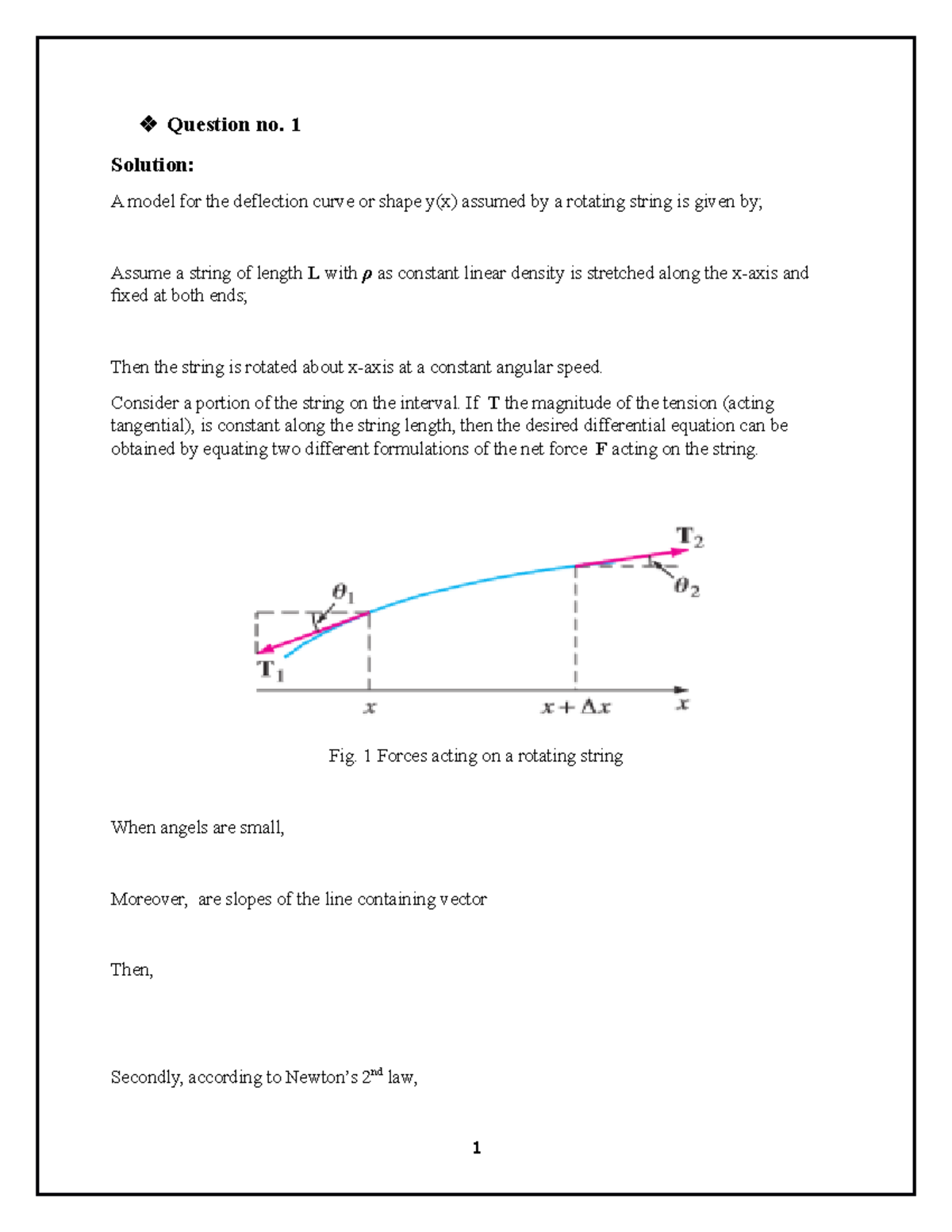 CEP- DET - This assignment include authentic solution. - Question no. 1 Solution: A model for ...