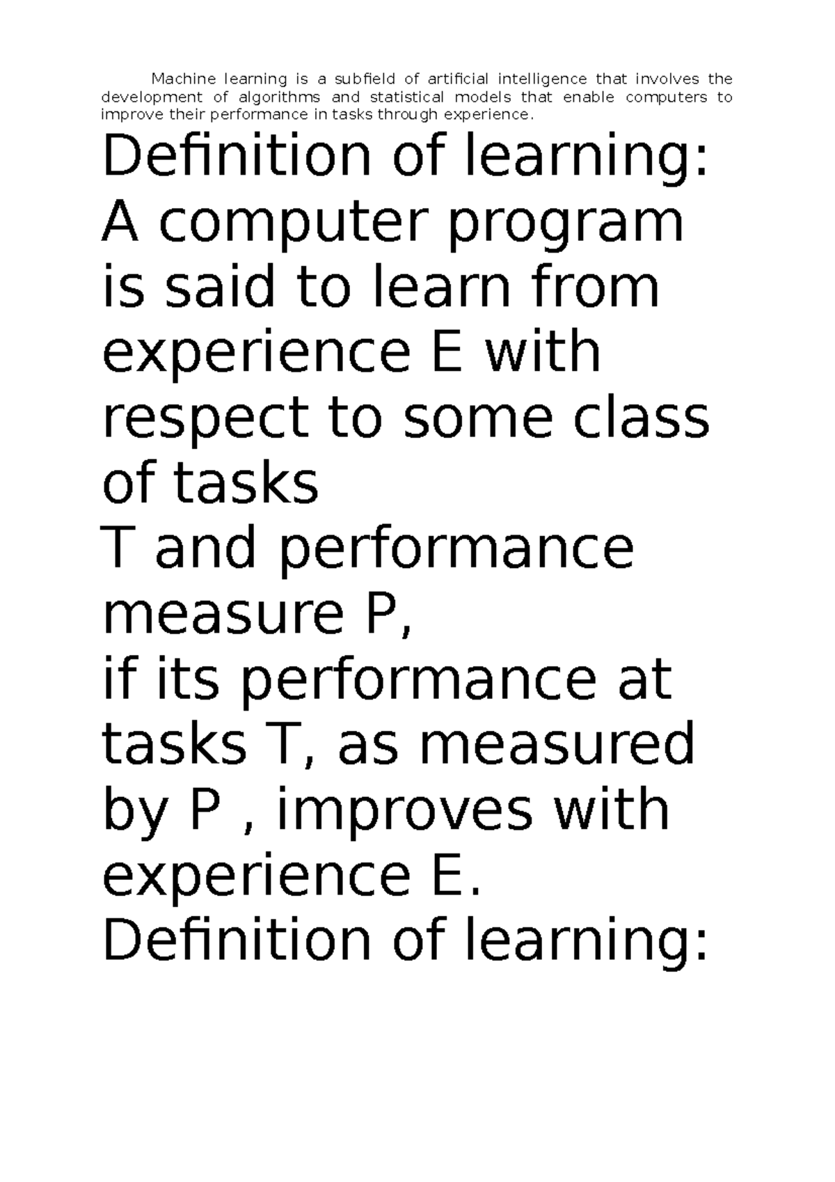 Machine Learning Developmentmachine Learning Is A Subfield Of Artificial Intelligence That