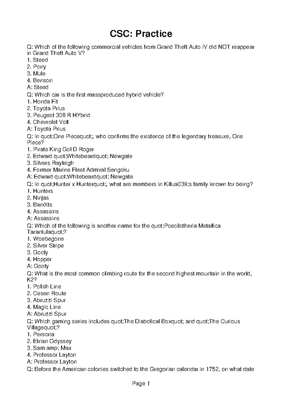 CSC106-Summary-5 - Summary Corporate Finance - CSC: Practice Q: Which ...
