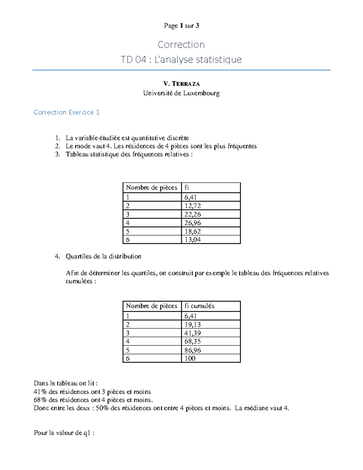 Correction TD 12 oct-1 - Page 1 sur 3 Correction TD 04 : L’analyse ...