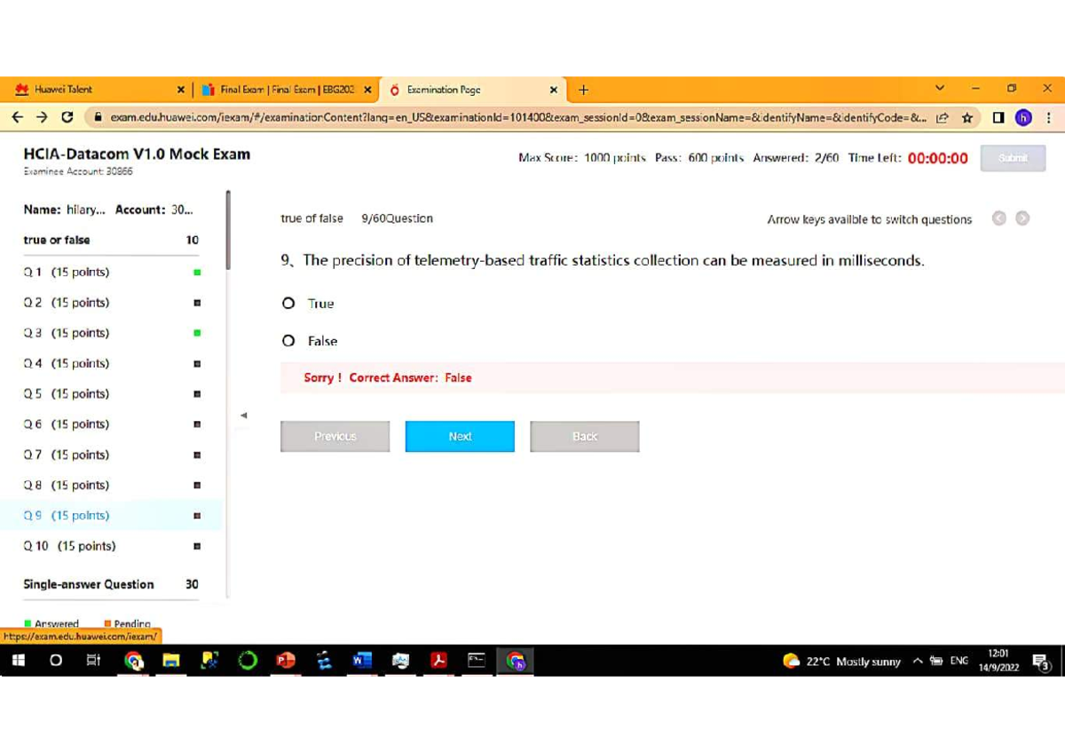 Exam Solutions - notes - Huawei Talent % | iy Final Exam | Final Exam ...