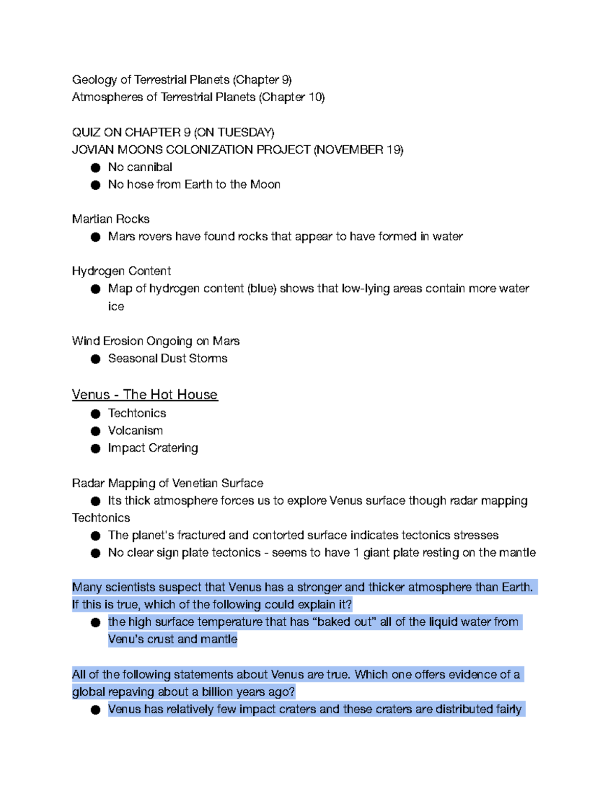 A 11042021 - The Cosmic Perspective: The Solar System 9th Edition 2021/2022 Dr. Monique C. - Studocu