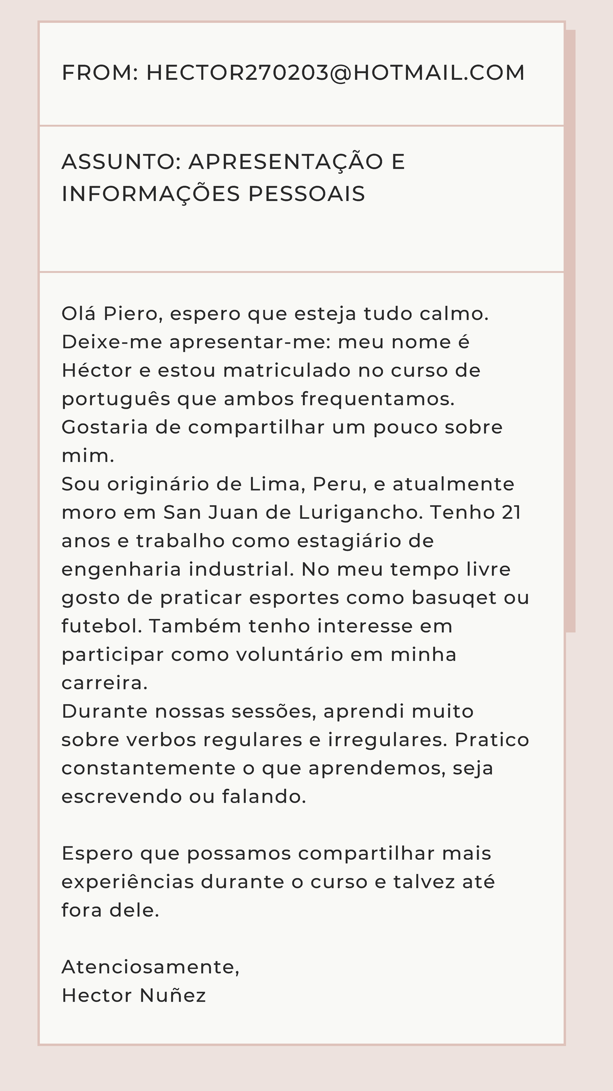 TA1- Portugues - wdwd. - FROM: HECTOR270203@HOTMAIL ASSUNTO ...