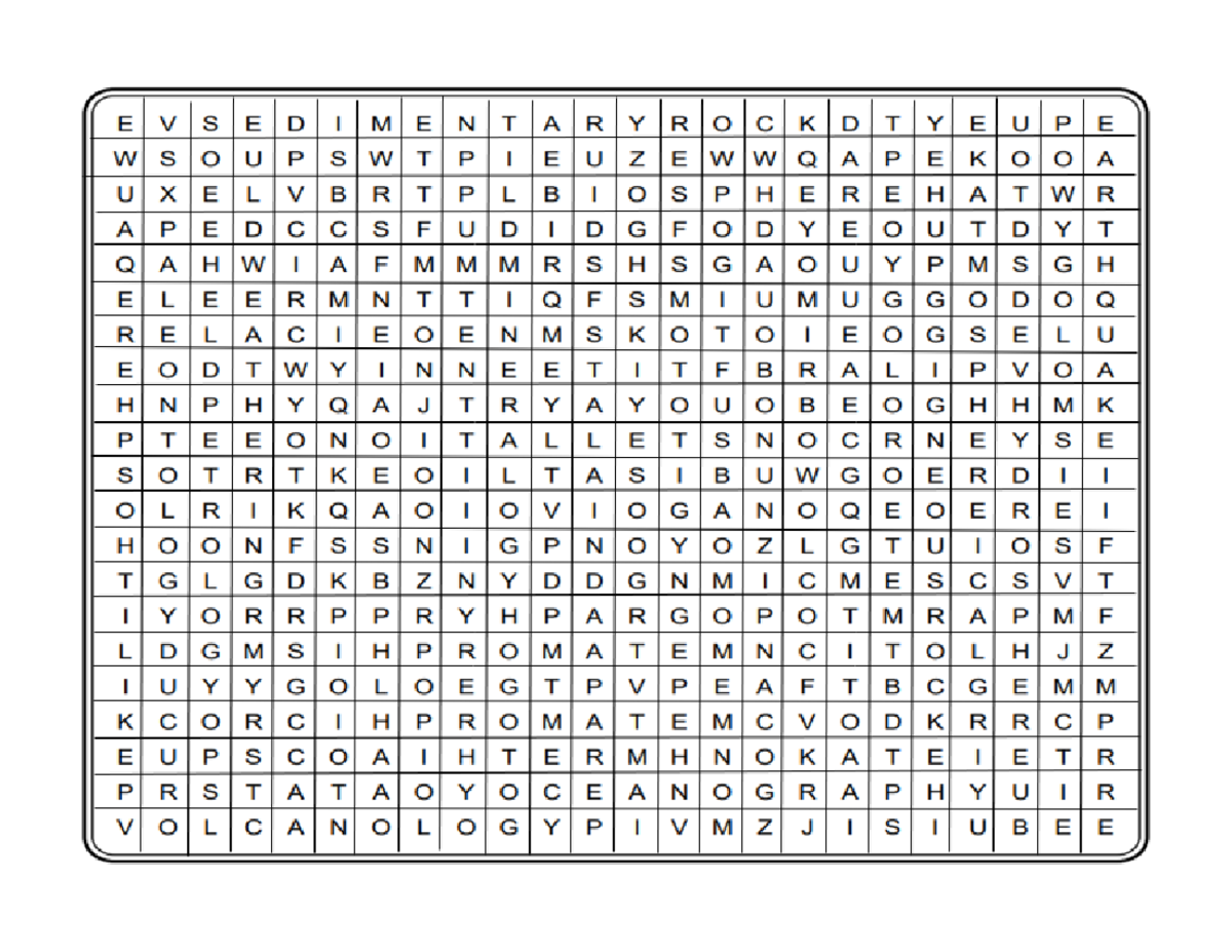 SCI- Marathon - word puzzles relating to branches of science - Science ...