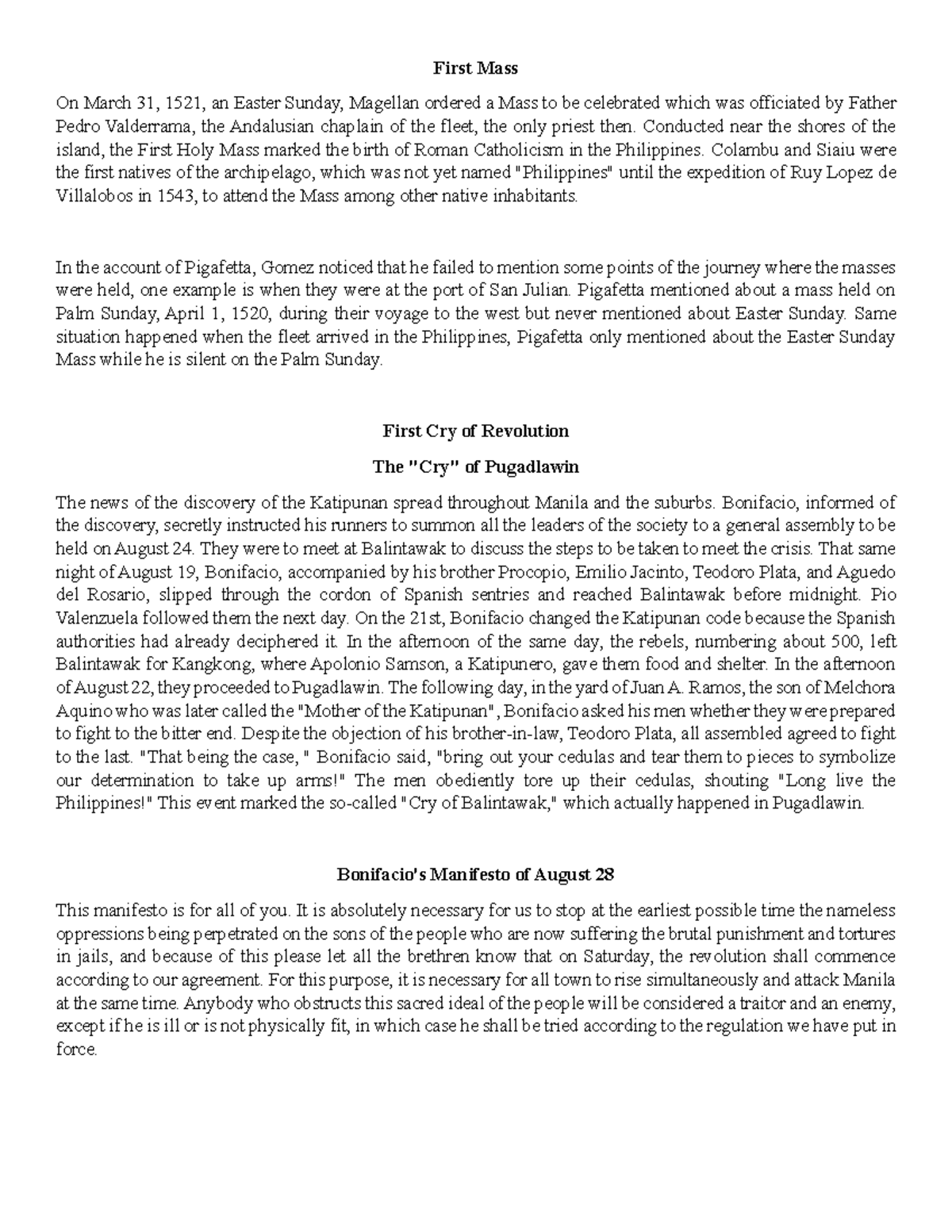 First Mass - n\a - First Mass On March 31, 1521, an Easter Sunday ...