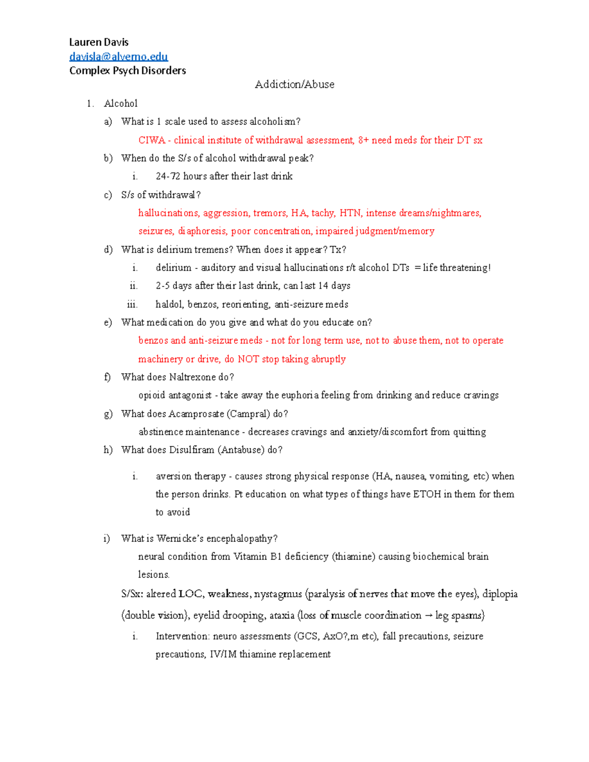 Copy of Topic 7 8 9 Blank - Study guide - davisla@alverno Complex Psych ...