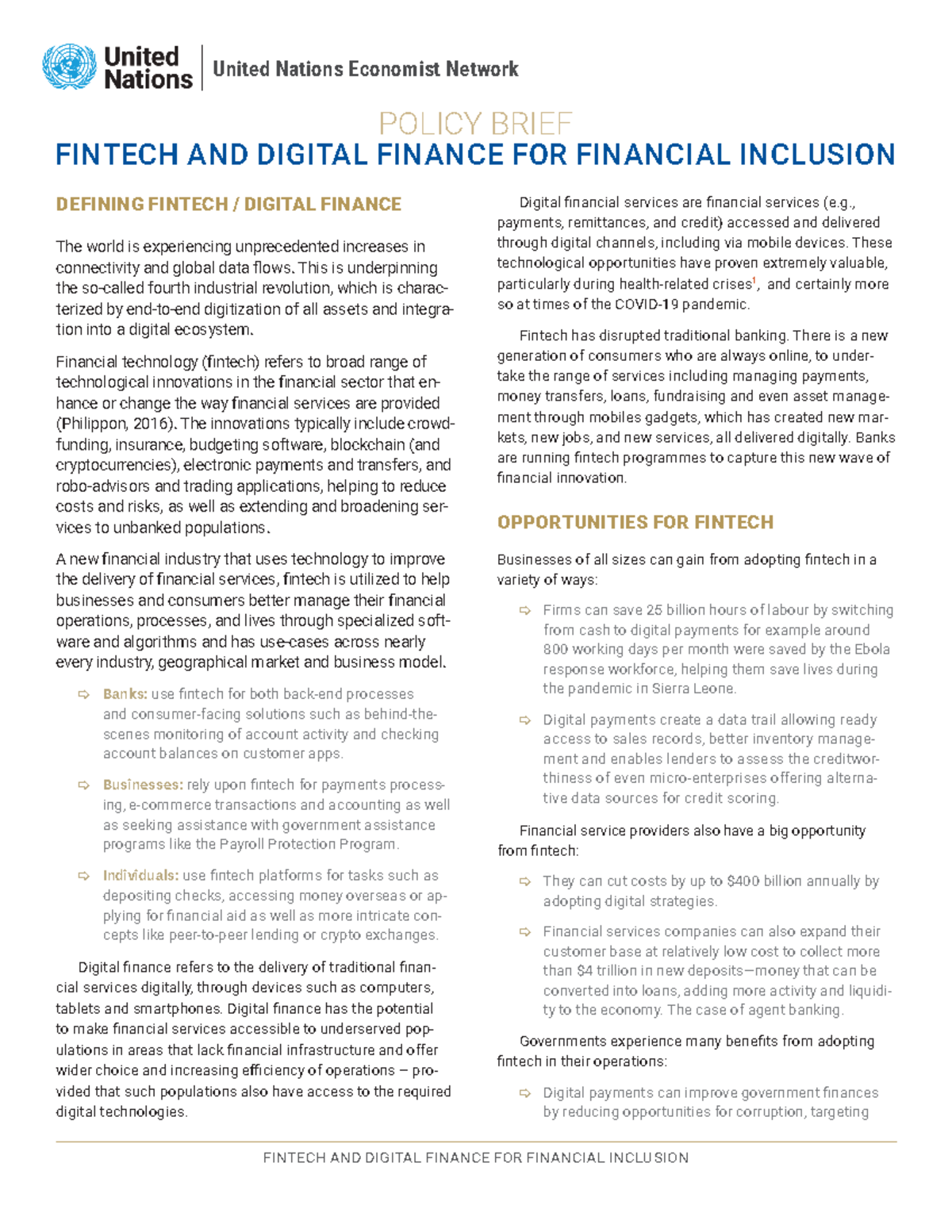 Fintech 4 14 march 2023 - gfdsa - United Nations Economist Network ...