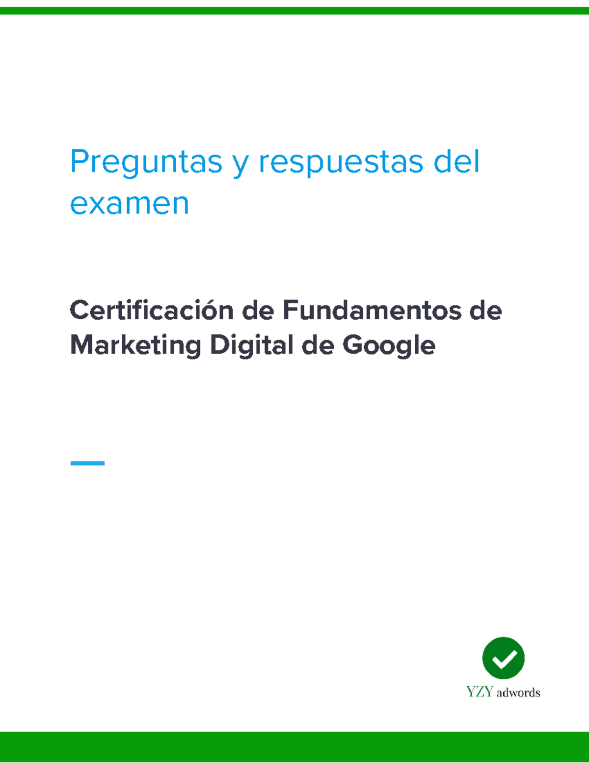 661892849 Examen de certificacion Fundamentos de Marketing Digital ...