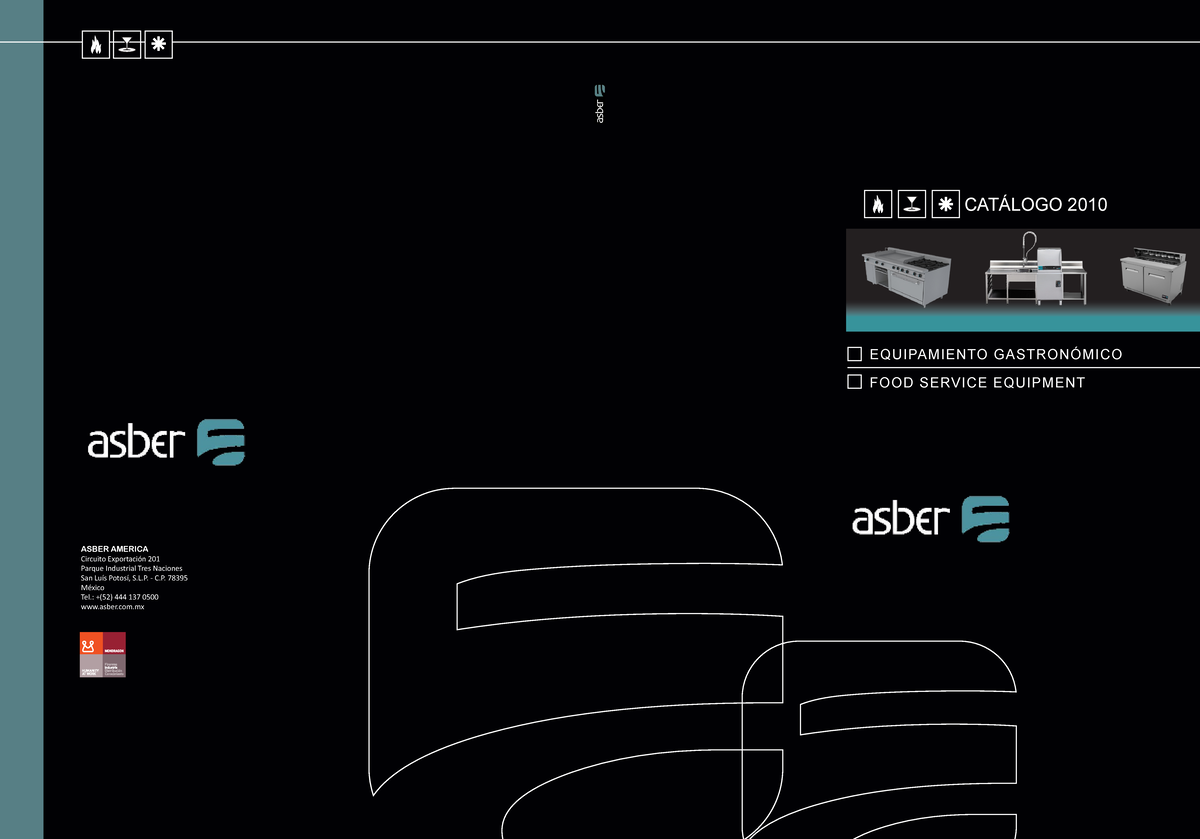 Asber america - CATALOGO DE EQUIPO DE COCINA - EQUIPAMIENTO ...