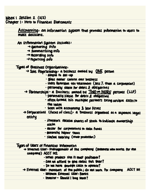 Financial Accounting - Chapter 2 - Financial Accounting Chapter 2 ...