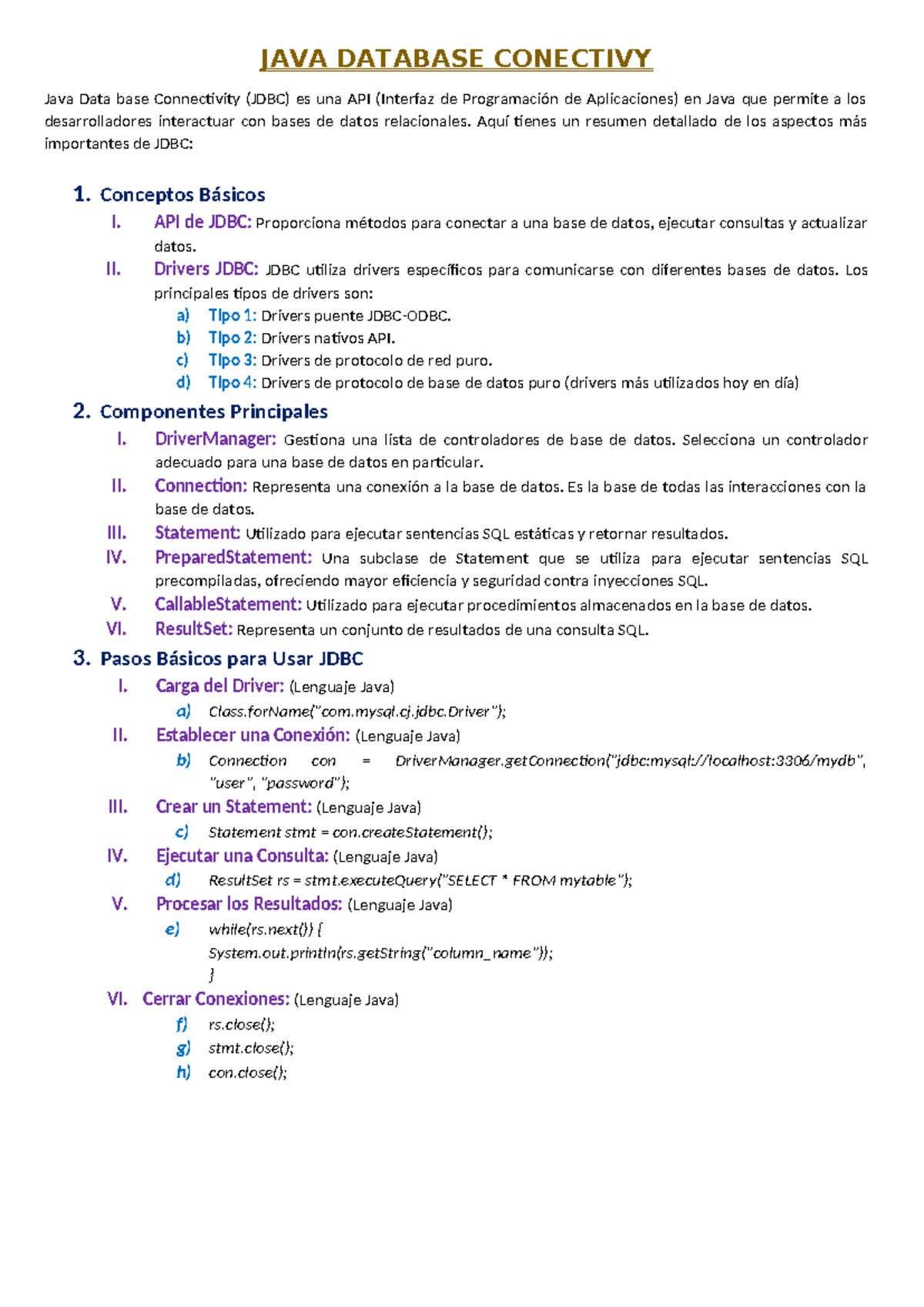 JAVA Database Conectivy - JAVA DATABASE CONECTIVY Java Data base ...