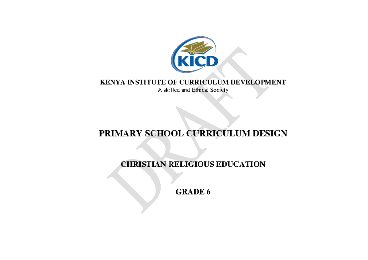 Grade.6.CRE .pdf - Grade 6 cre - KENYA INSTITUTE OF CURRICULUM ...