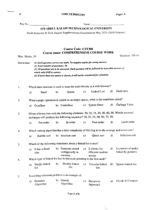 Ak jan - ccw ans key - Computer Science and ENgineering - Studocu