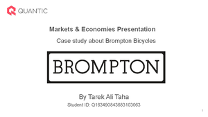 Brompton Bicycles Case Study - Brompton Bicycles: Pedaling Into the ...