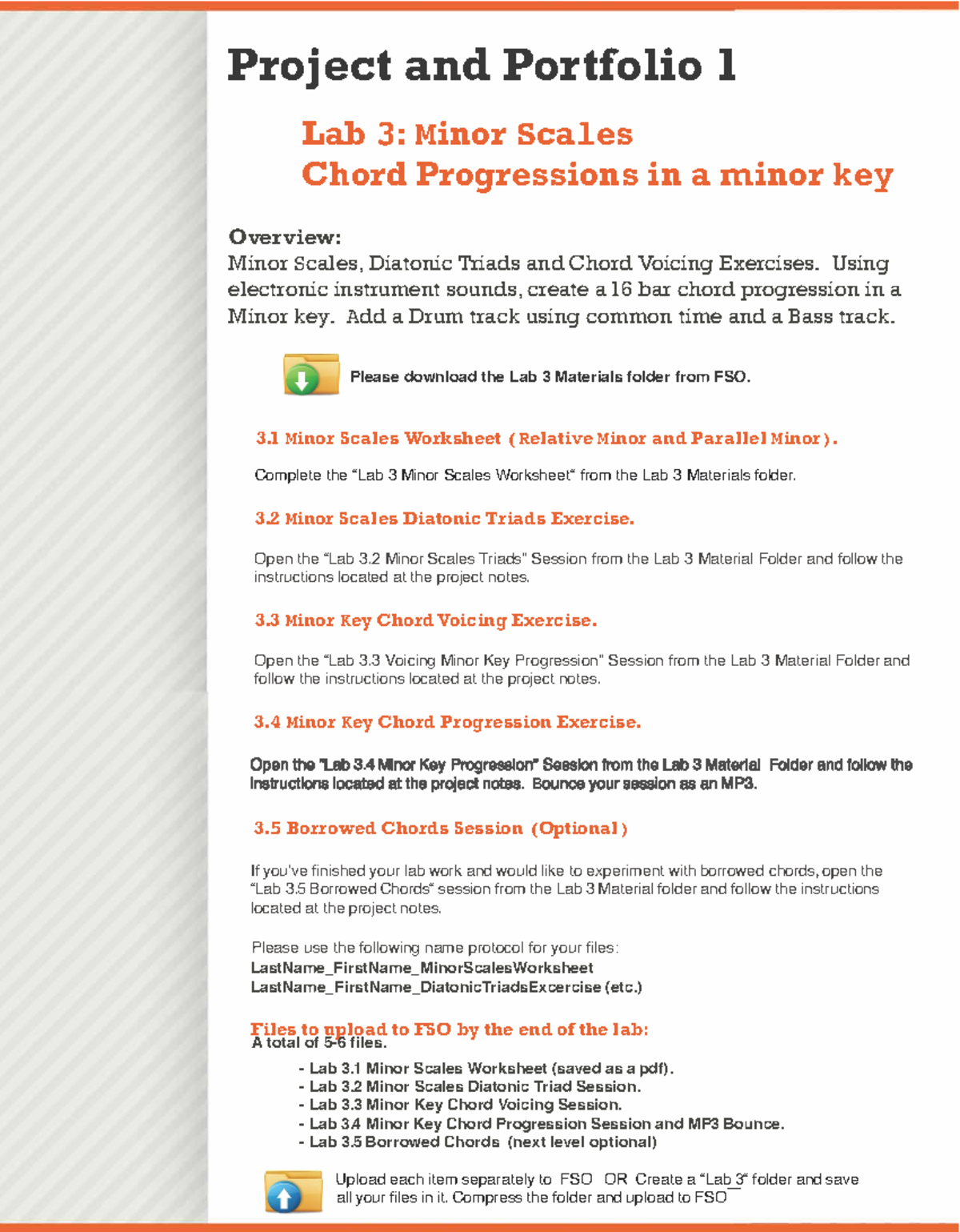 Lab 3B Instructions - Haui Balthaser - Project and Portfolio I Lab 3 : Minor Scales Chord - Studocu