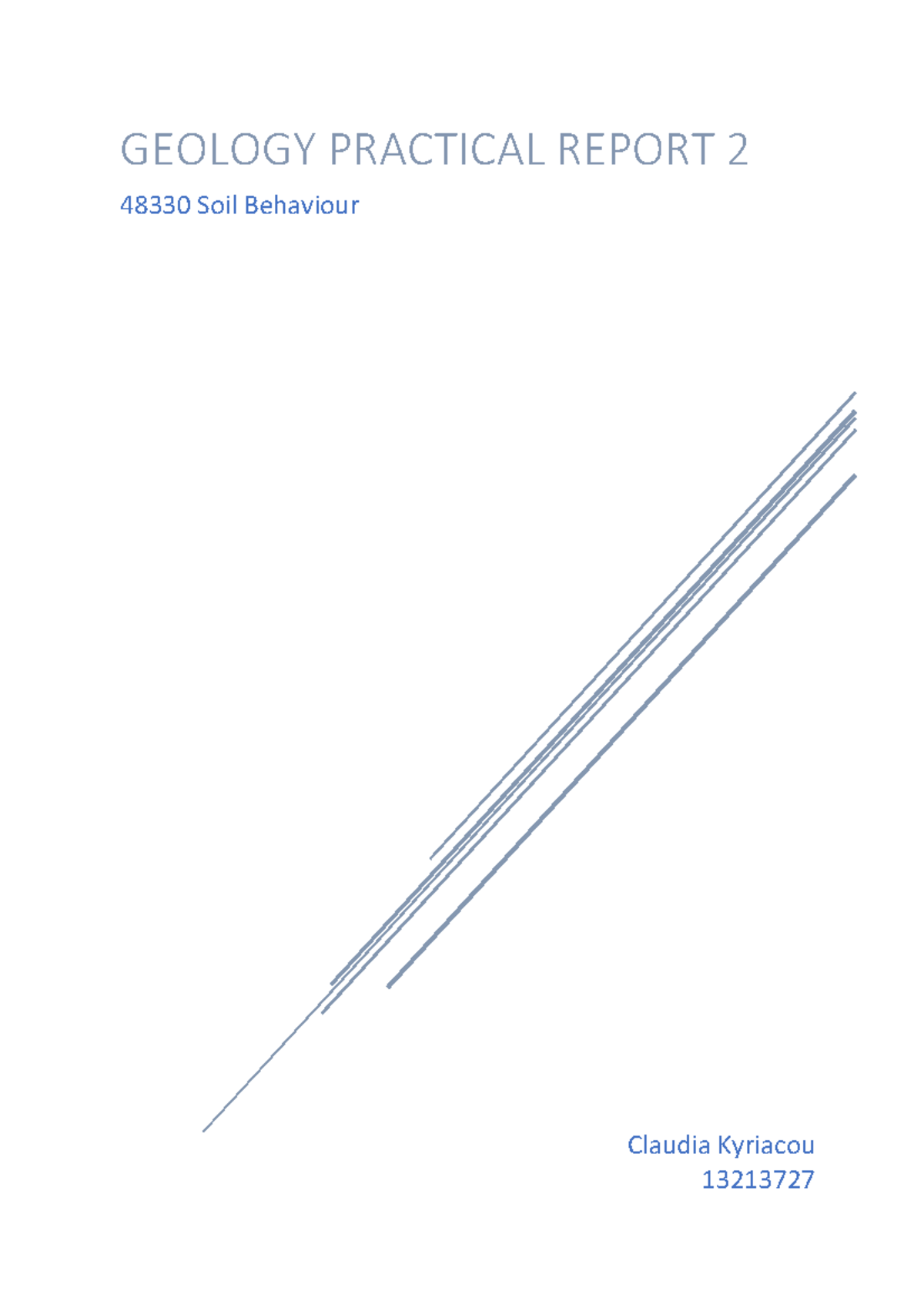 Geology Practical Report 2 - Claudia Kyriacou GEOLOGY PRACTICAL REPORT ...