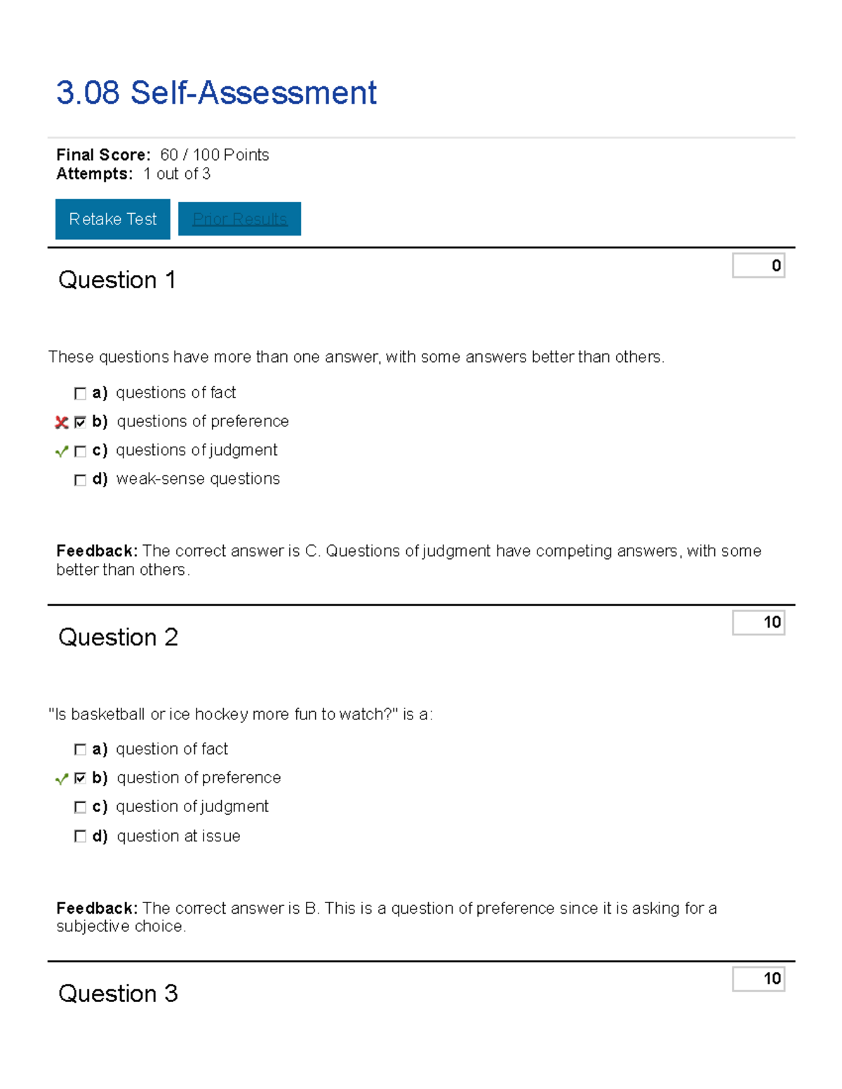 3.08 Self-Assessment - Can view Practice Assessment before opening ...