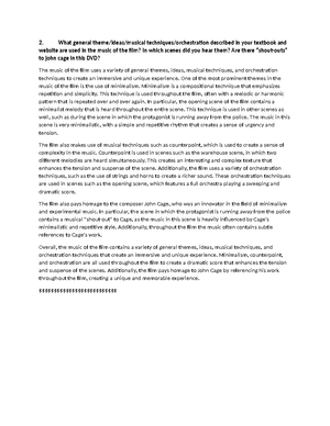 Stomp OUT LOUD - Summary Art Analysis - In your own words, write a ...