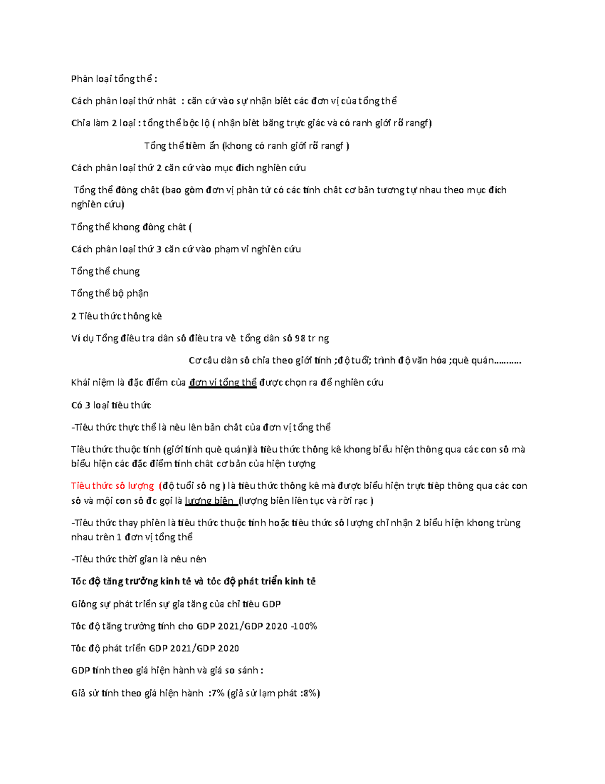 Lttk - abcdfdeterdttr - Phân lo i t ng th :ạổể Cách phân lo i th nhâất : căn c vào s nh n biếất ...