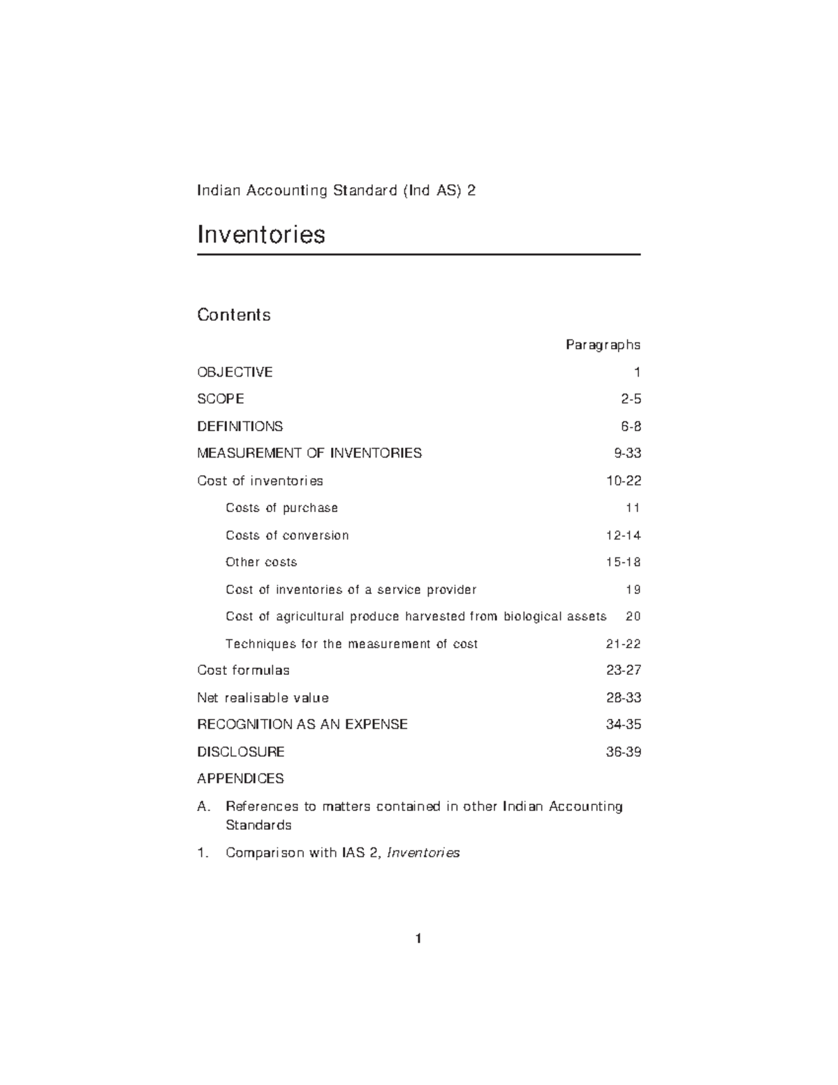 23698 Ind AS-2 - NANANANANNA - Inventories Indian Accounting Standard ...