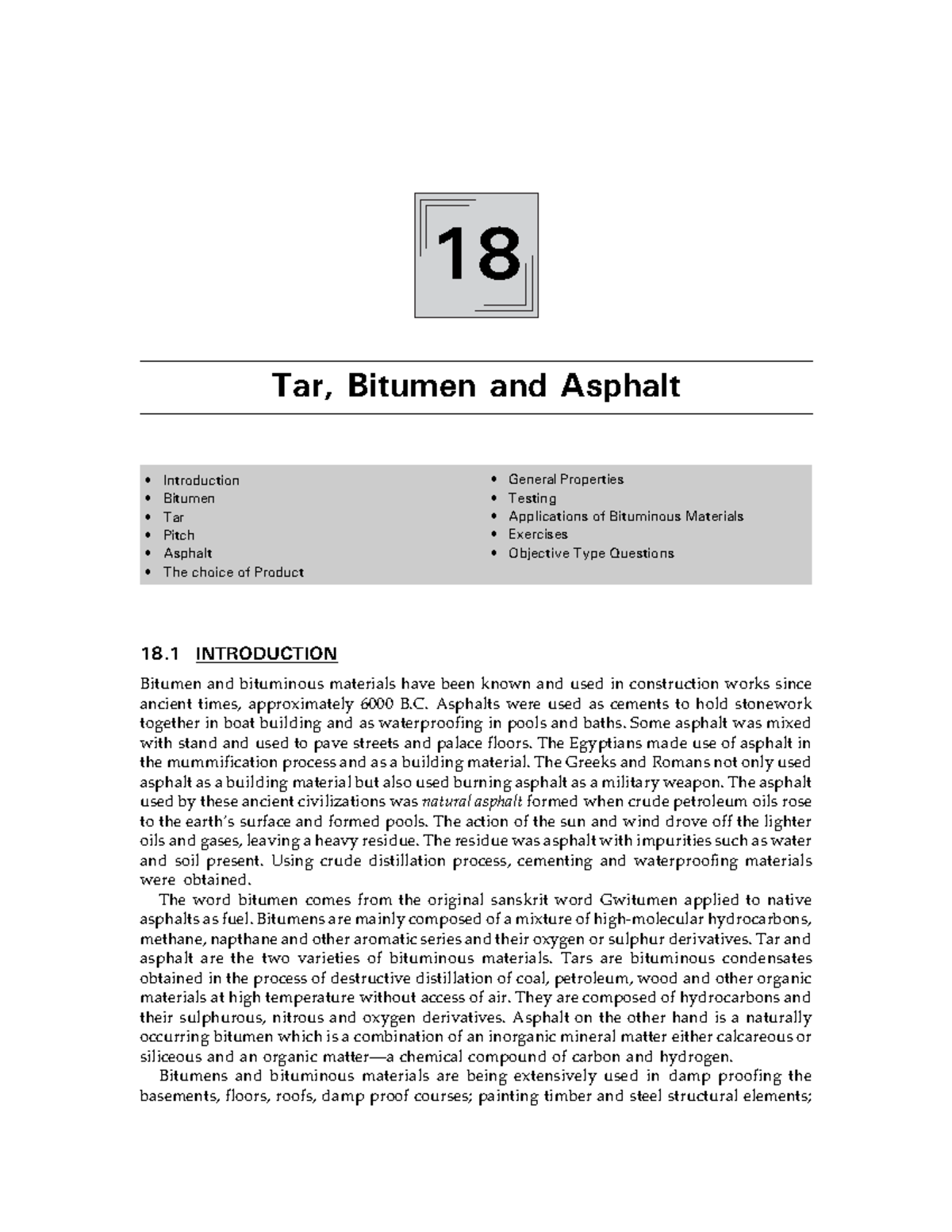 Bitumen,TAR AND Ashphalt - IV D2f 2 2e s f e - Studocu