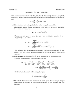 133437608 Sakurai J j modern Quantum Mechanics Solutions - Solutions to Problems in Quantum ...