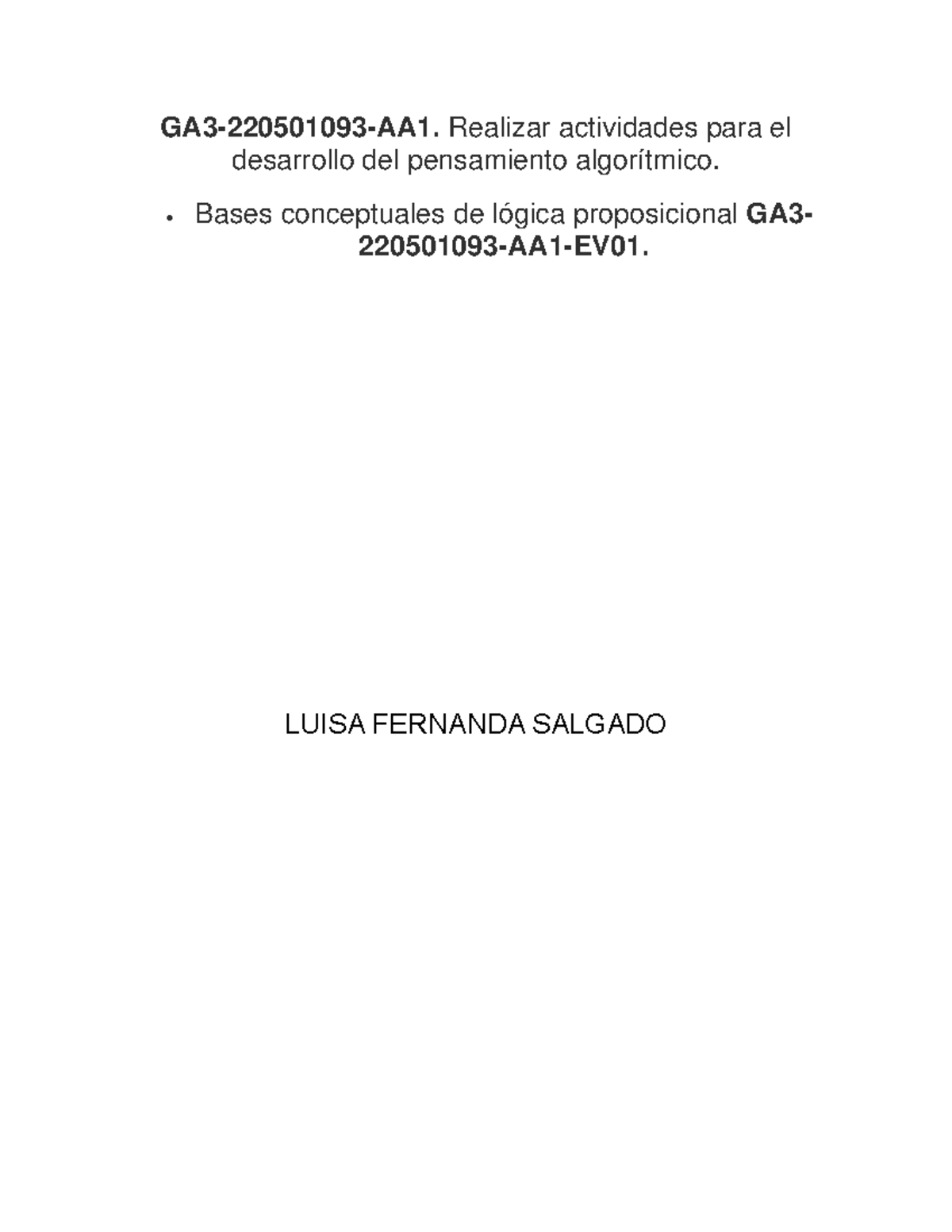GA3 bases conceptuales - GA3- 220501093 - AA1. Realizar actividades ...