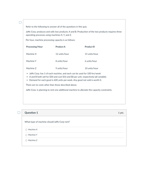 Quiz 4 - Quiz practice materials - ACCT 102 - Studocu