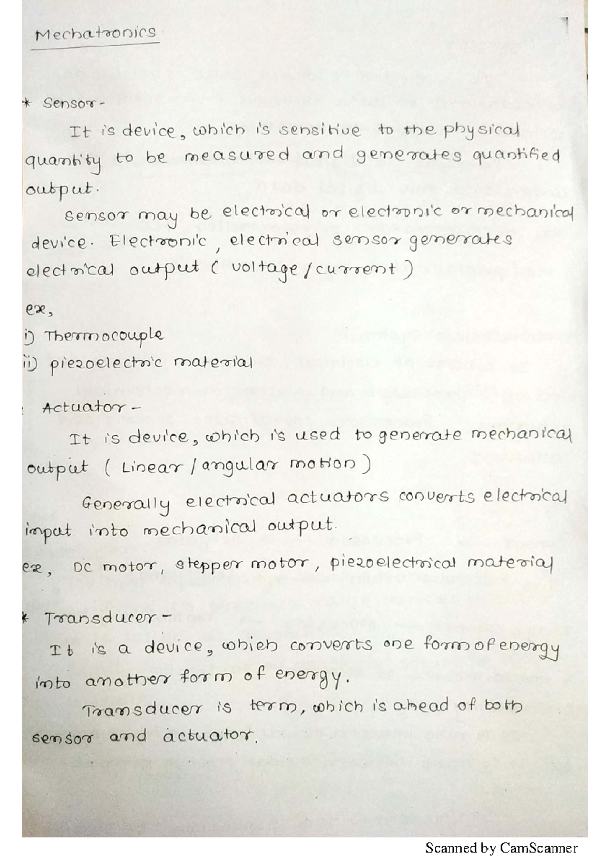 Mechatronics 2019 notes womp- Phanindra sir(MADE EASY) - Applied ...