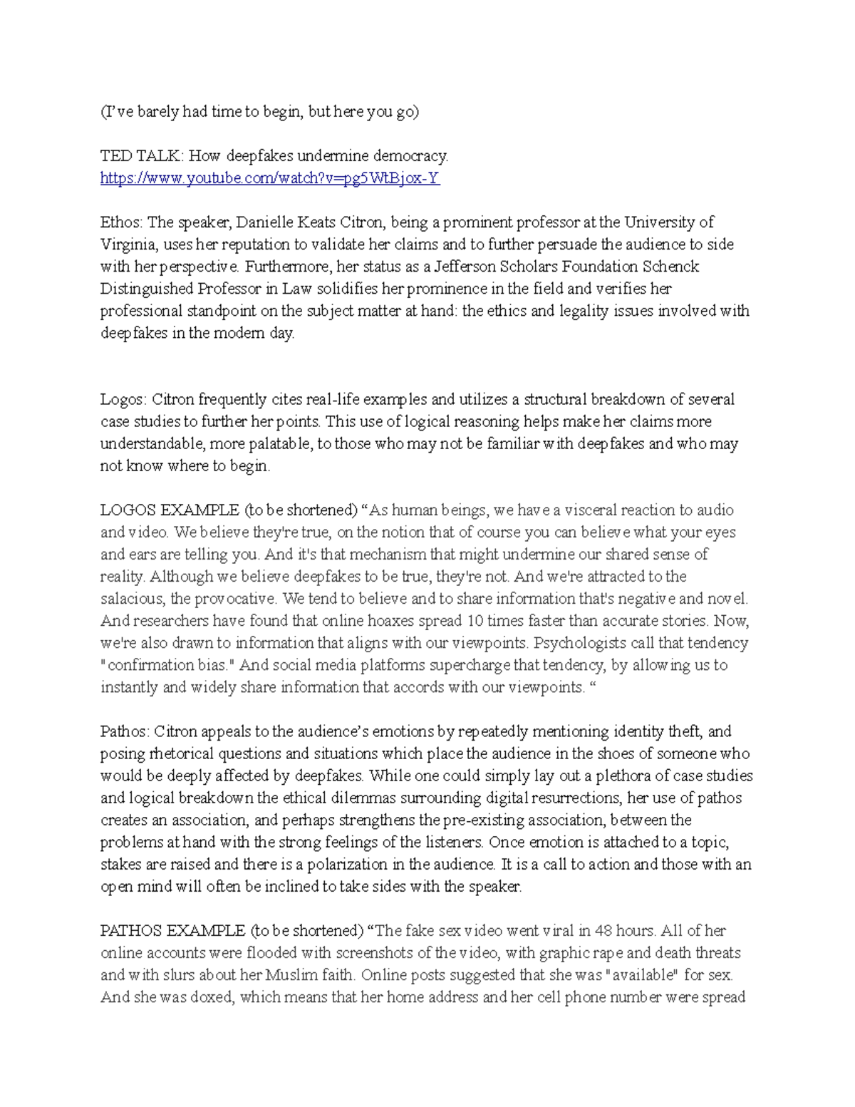 Essay 2 Rough Draft media - (I’ve barely had time to begin, but here ...