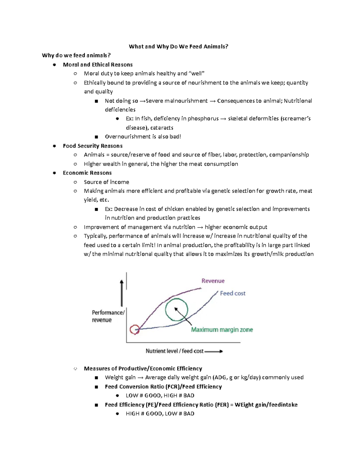 Ansc 3120: Lecture 1 What and Why we Feed Animals - What and Why Do We Feed Animals? Why do we ...
