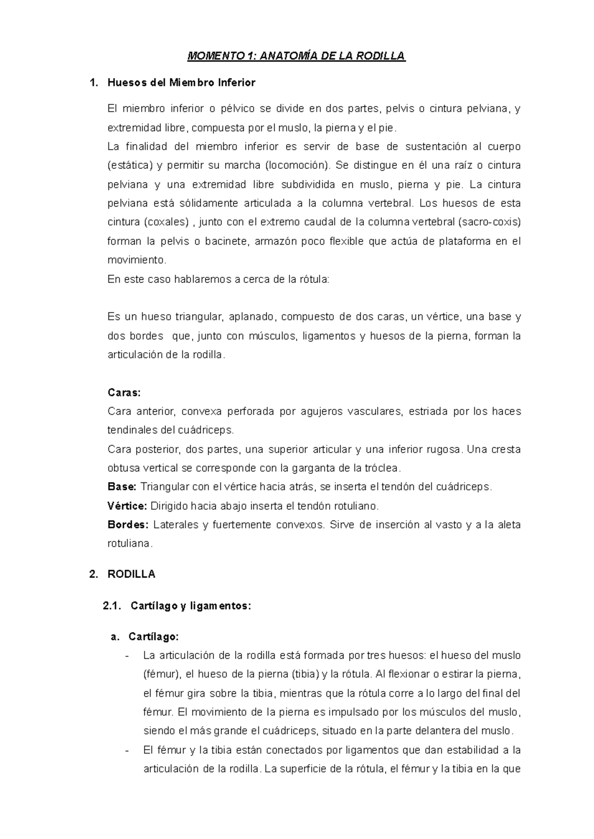 Informe Semana 6 - MED PX Subgrupo 1 - MOMENTO 1: ANATOMÍA DE LA ...