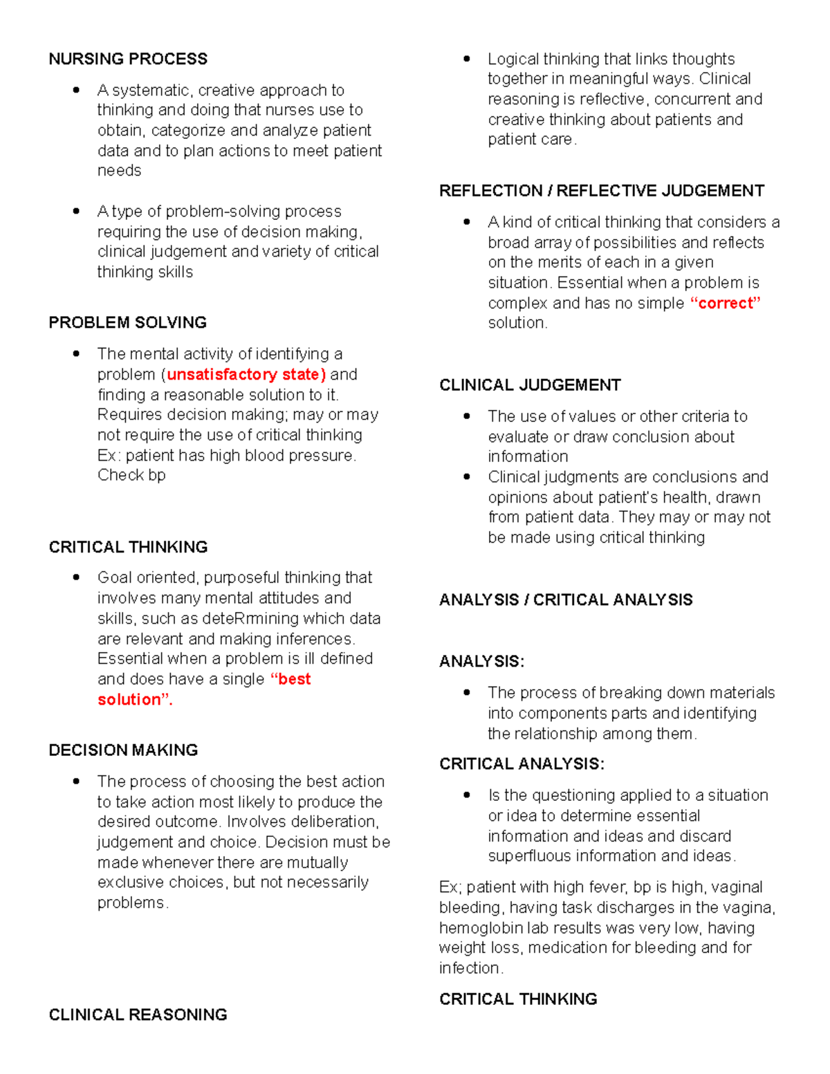 Midterms - nursing lectures - NURSING PROCESS A systematic, creative ...