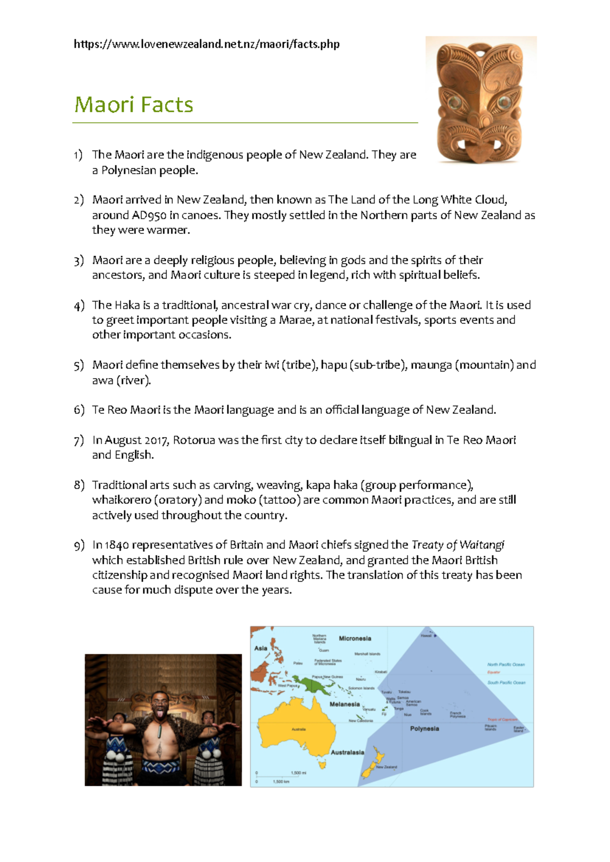 Maori-facts - sad - h"ps:lovenewzealand.net/maori/facts.php Maori Facts ...