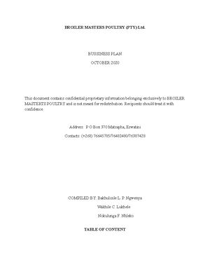 MNM2605 Assignment 02 60724005 - i - – MNM2605 ASSIGNMENT 02 – by Name Nonkululeko Hlatswayo ...