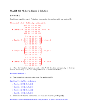 MATH 303 Problems 1 - none - MATH 303 Practice Problems - Week 1 ...