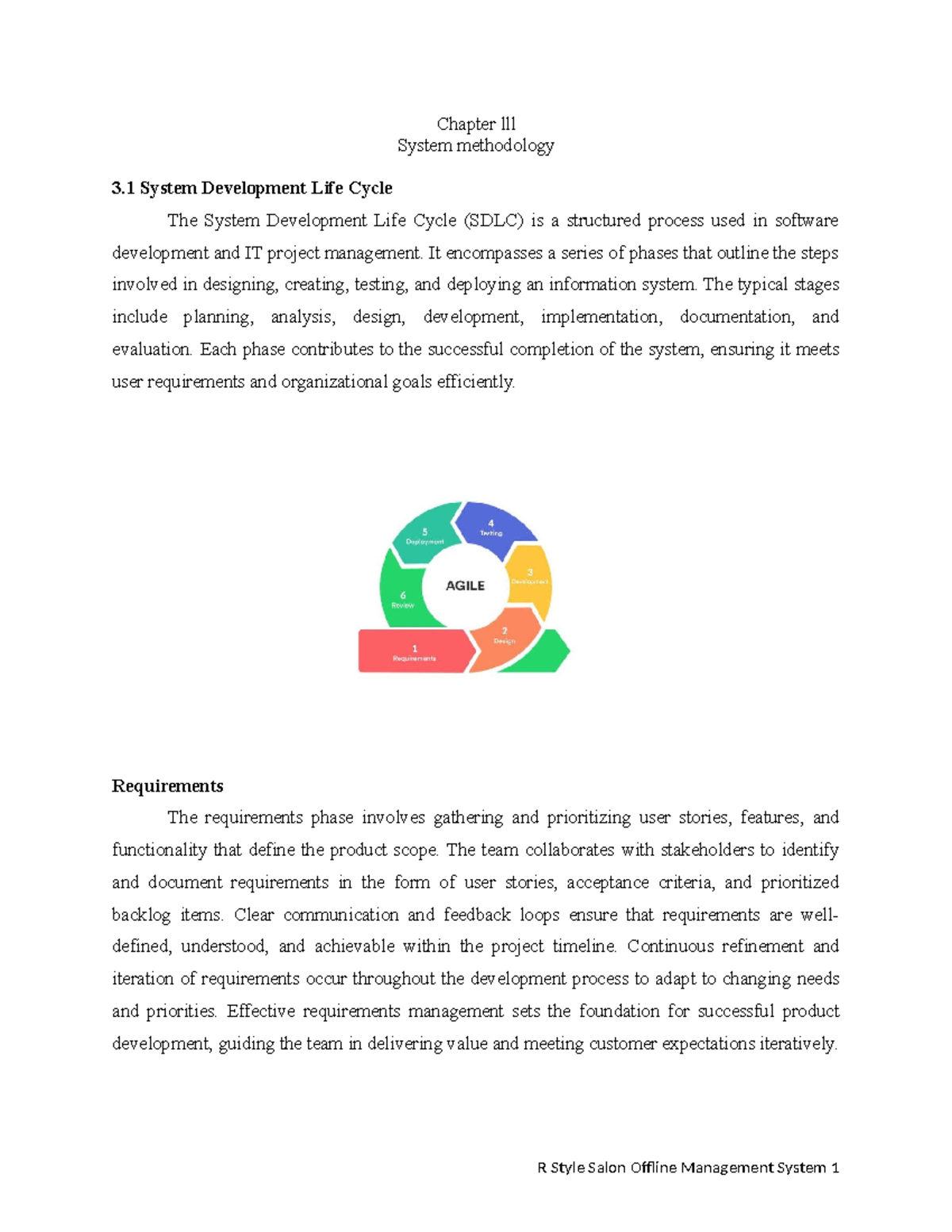 Chapter 3 copy - This our lecture - Chapter lll System methodology 3 ...