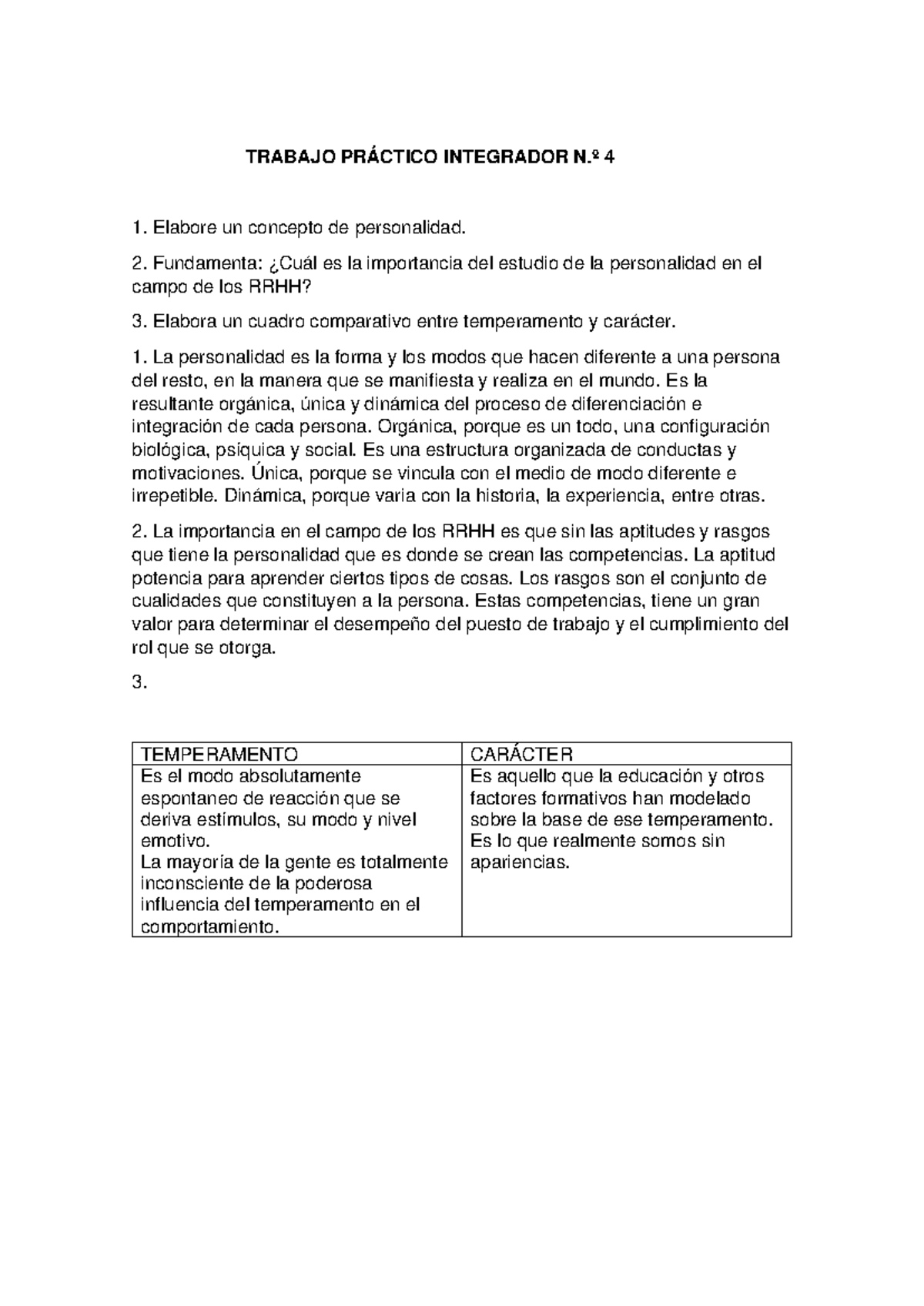 Trabajo Practico Integrador 4 - TRABAJO PRÁCTICO INTEGRADOR N.º 4 Elabore un concepto de - Studocu