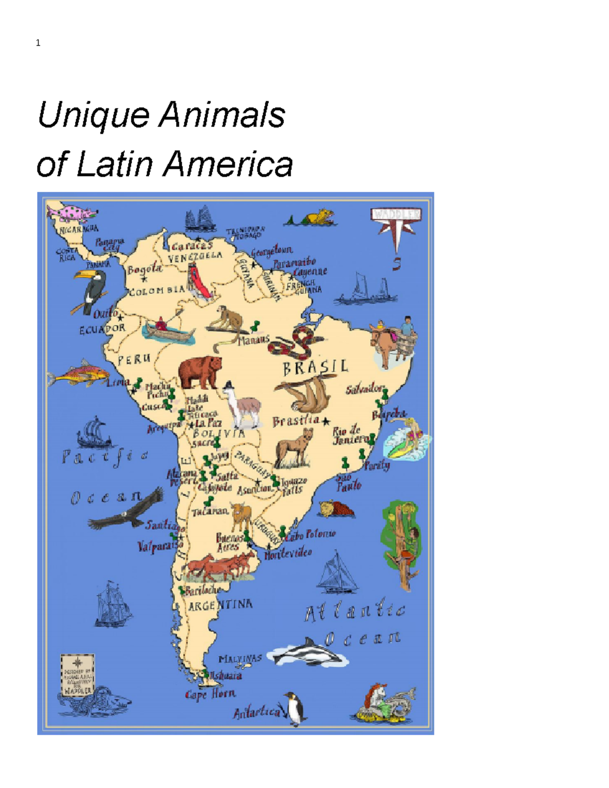 The Unique Animals Of Latin America, Including animals in Brazil, Chile ...