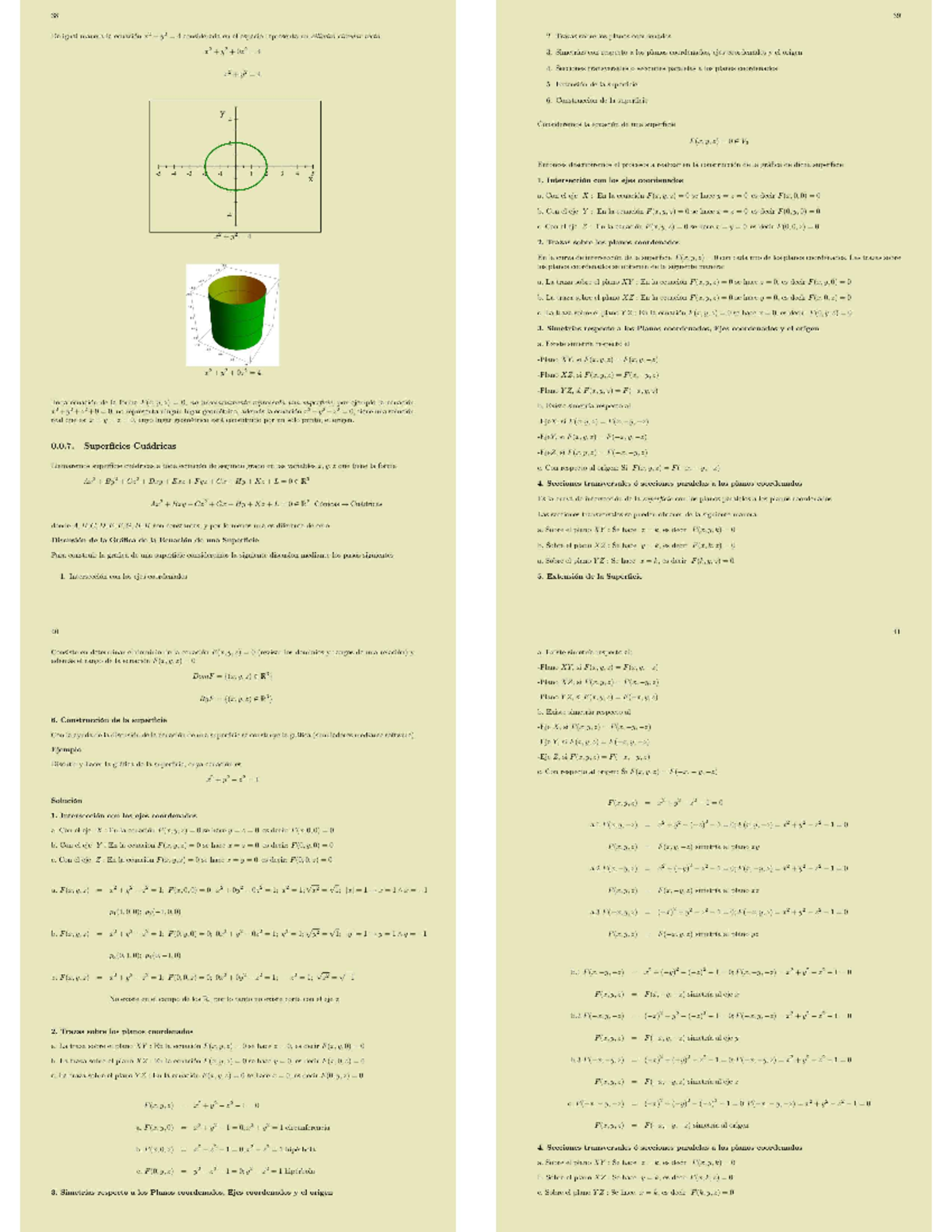 Material - Base de superficies cuadricas - Geometría Analítica ...
