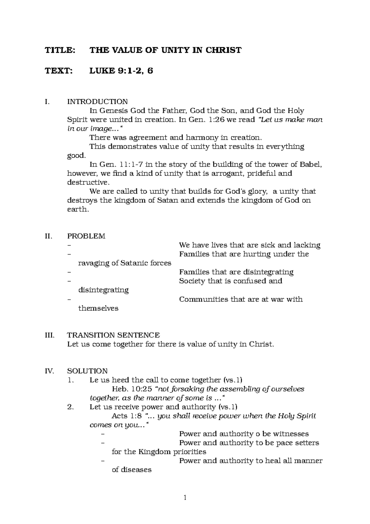 Value of Unity Message - cfhvhjhkbkhbkhbhbkh - Principles of taxation 1 ...