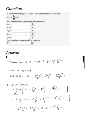 Week 10 Sequences - notes - Math 1224 Recitation Week 10 (Sequences ...