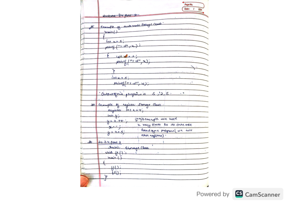Automatic and bitfields - CPSC 1155 - Studocu