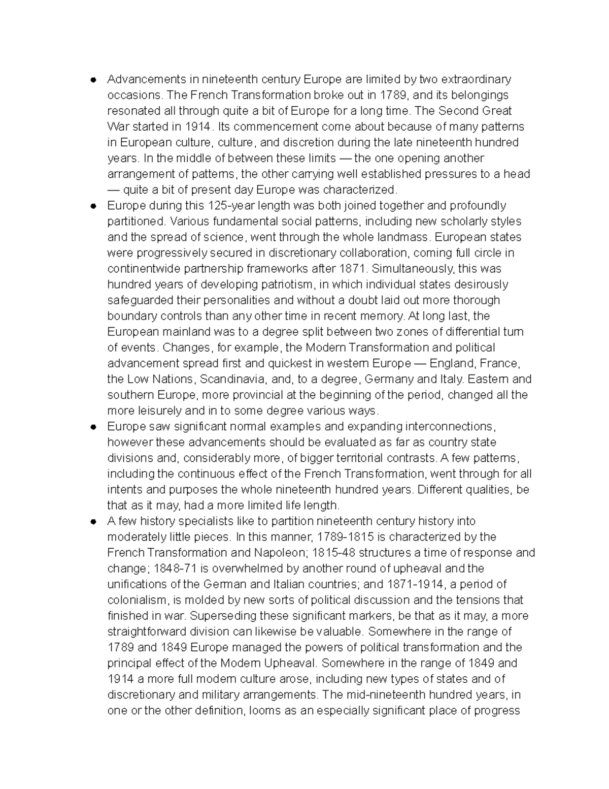 Industrial Revolution Begins - Advancements in nineteenth century ...