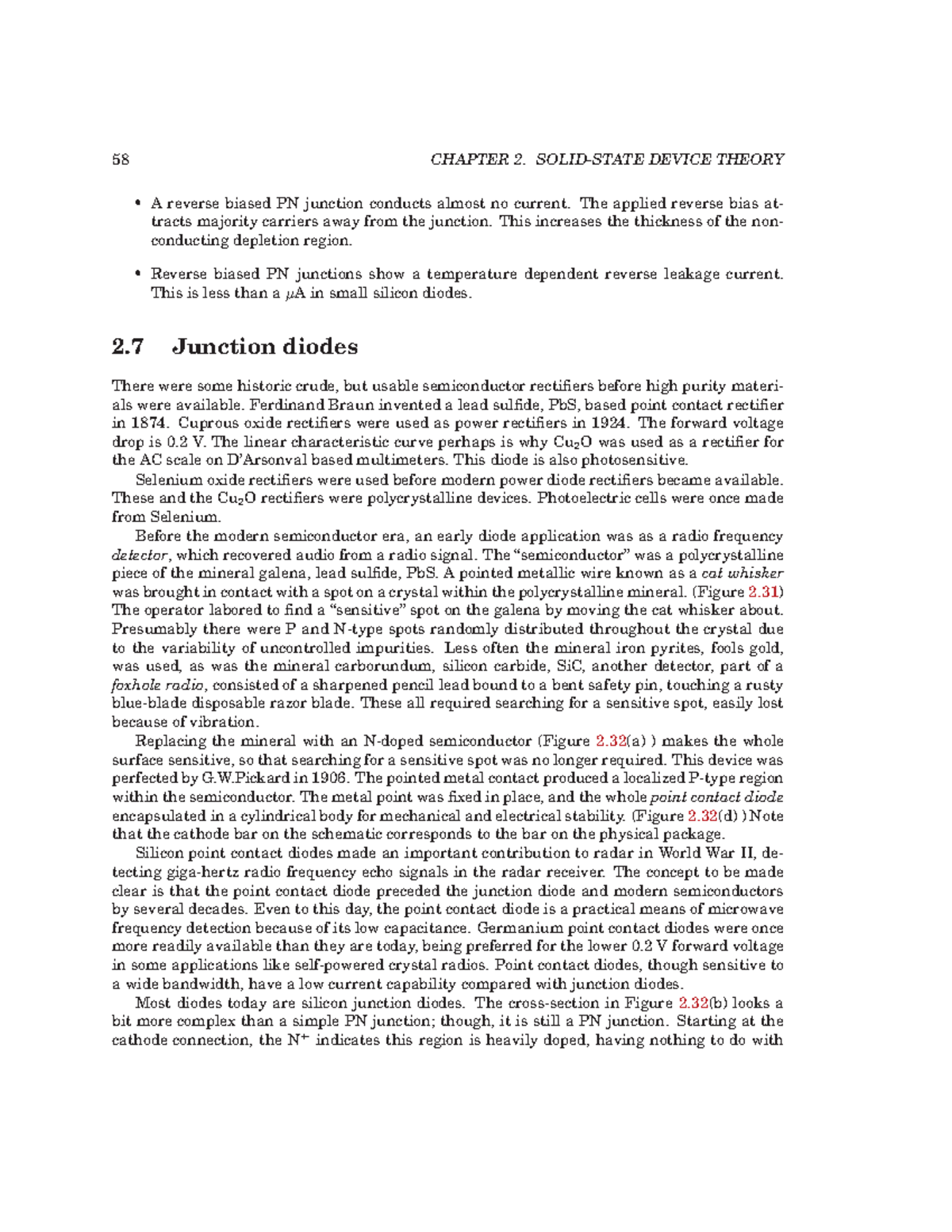 Semiconductors Circuits 3-4 - 58 CHAPTER 2. SOLID-STATE DEVICE THEORY A ...