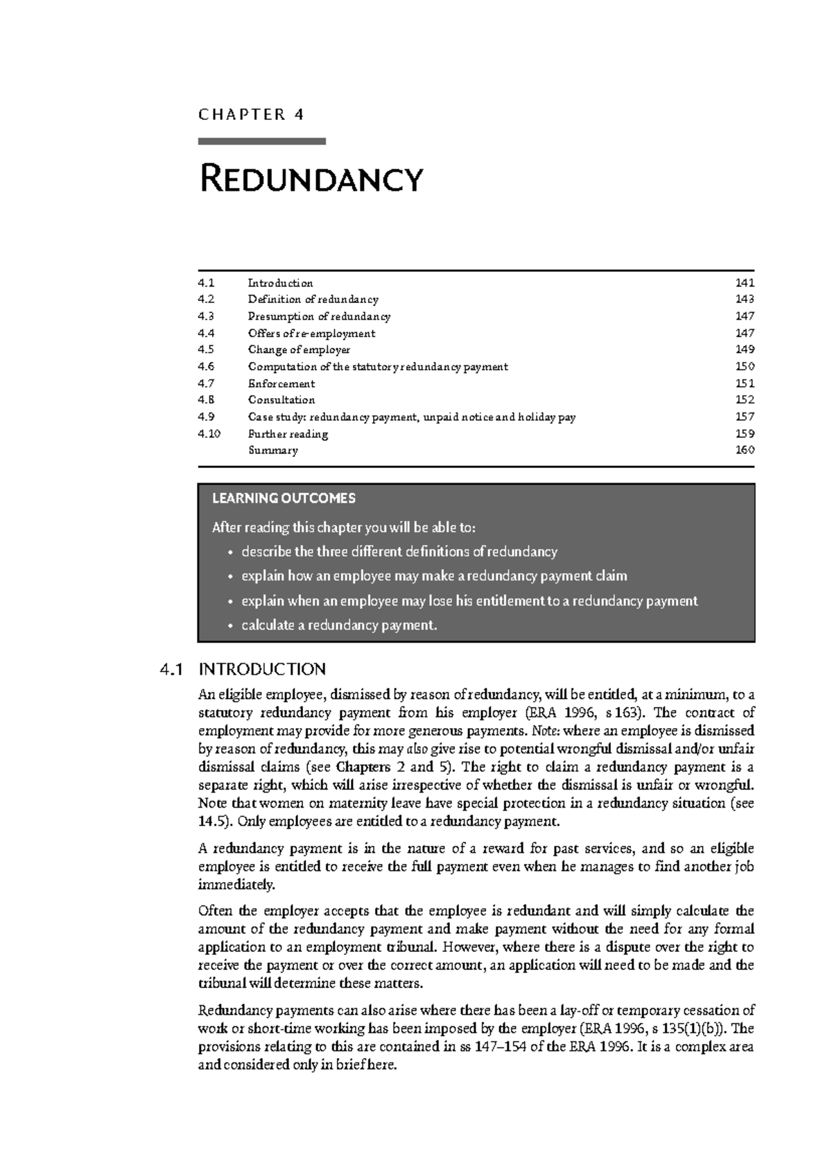 Chapter 4 - Redundancy 141 C H A P T E R 4 Redundancy 4 Introduction 141 4 Definition of ...