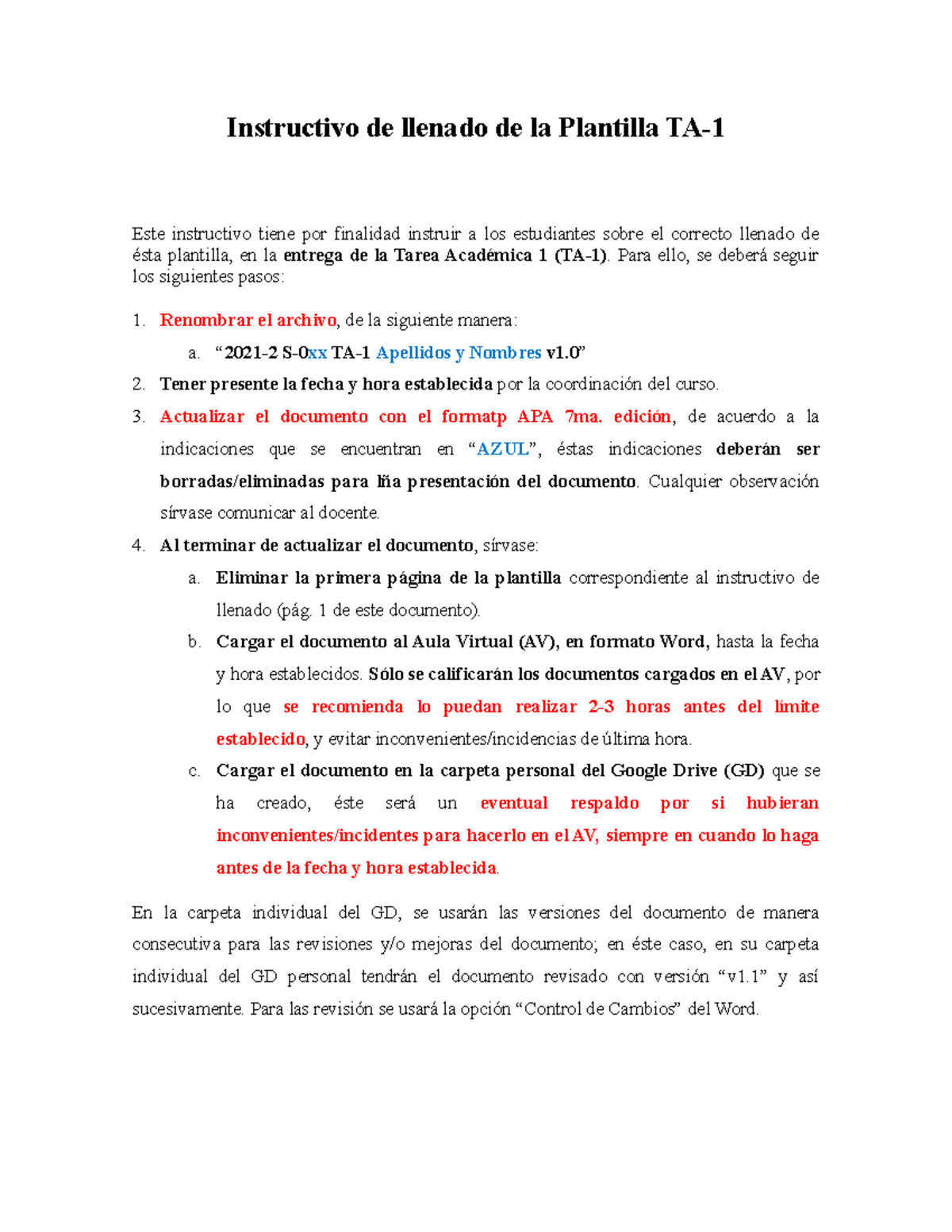TA-1 2022-1 S-0xx Plantilla para desarrollar programas - Instructivo de ...