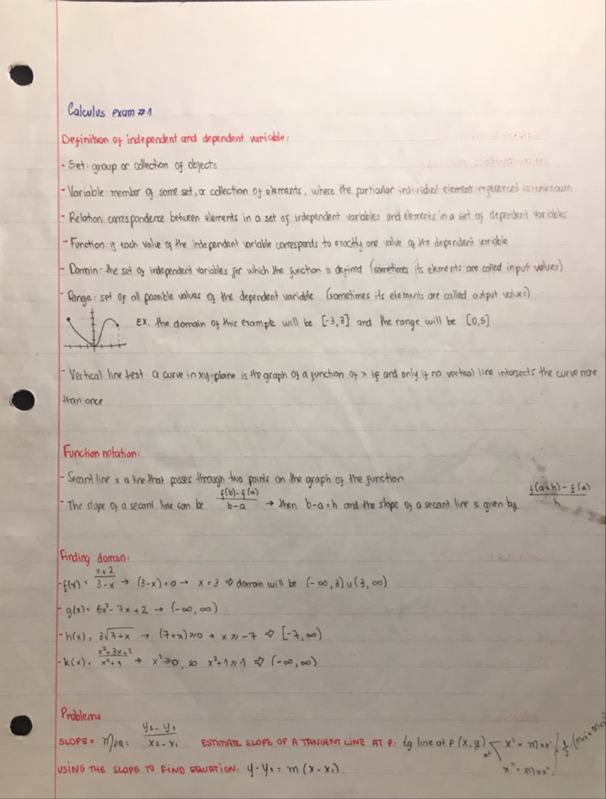 Review Packet - Calculus 1 - : Calwius examm Q l group er 03 check mm 0 ...