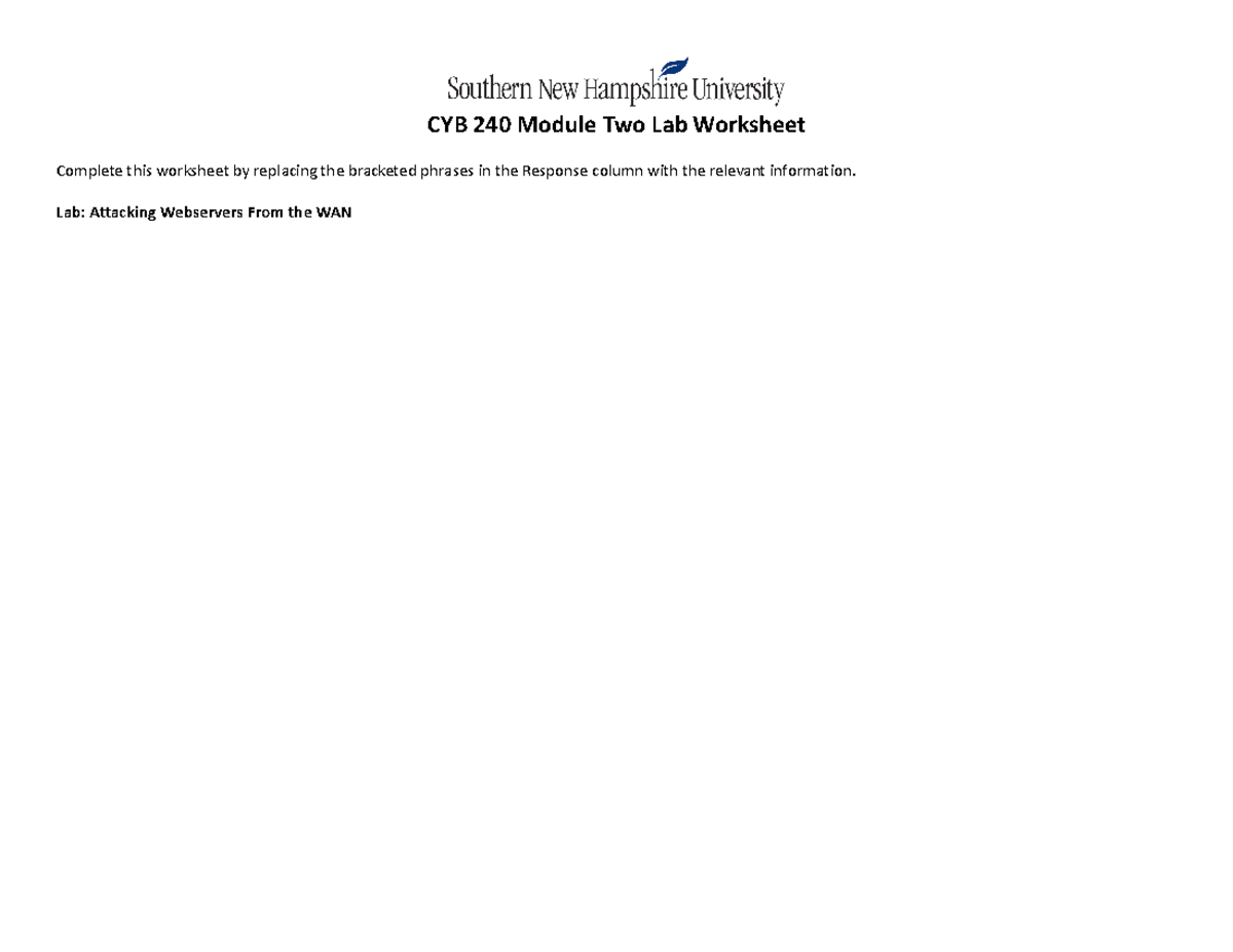 CYB 240 Module Two Lab Worksheet - CYB 240 Module Two Lab Worksheet ...