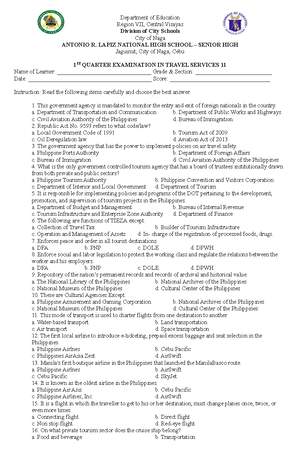 Second Summative TEST - SECOND SUMMATIVE TEST POLITICS AND GOVERNANCE A ...